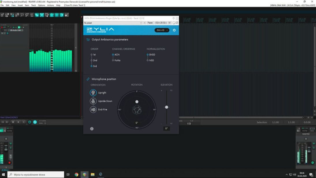 ZYLIA PRO - 3rd order Ambisonics microphone array with software